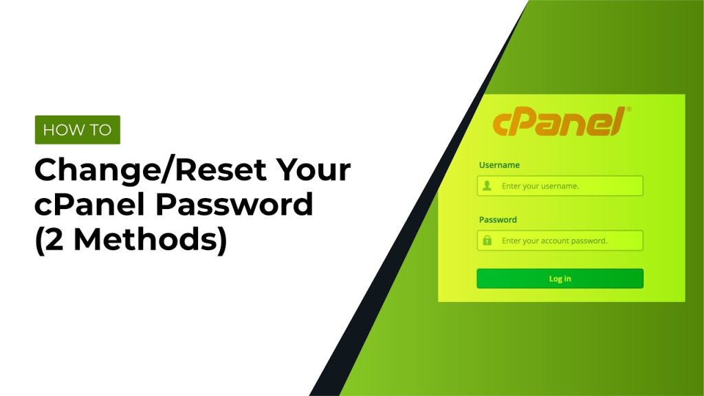 How to Change Cpanel password in 2 methods
