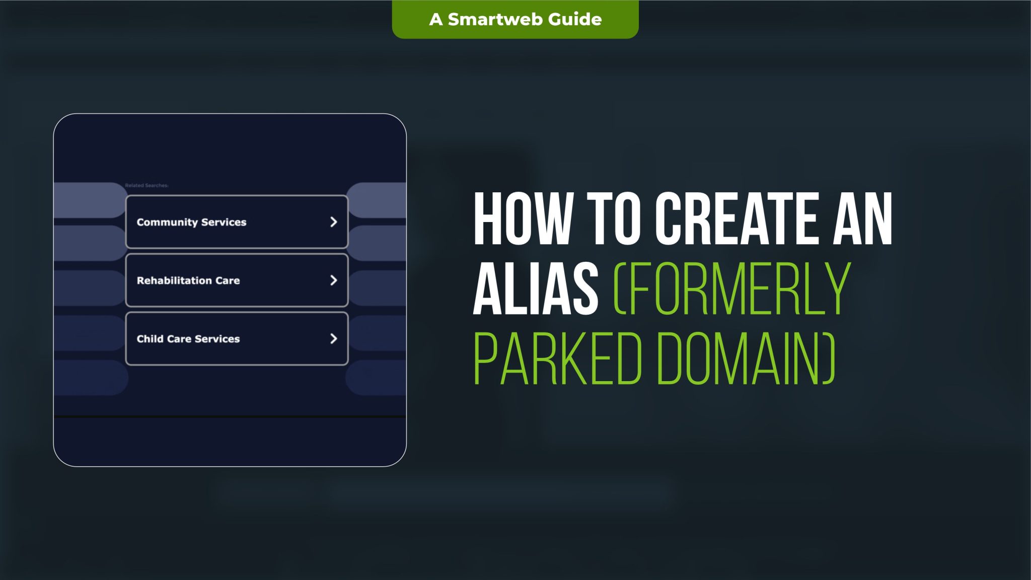 How to create an alias (formerly known as parked domain)