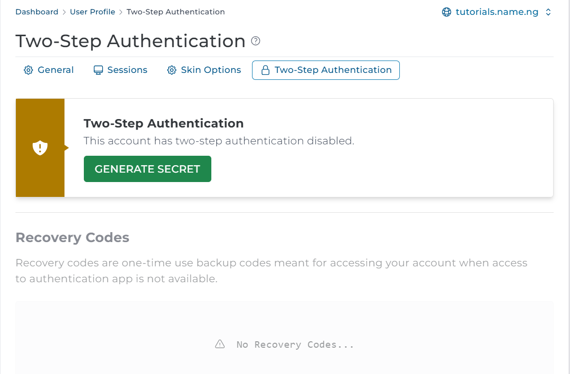 How to Enable Two-Step Authentication (2FA) in DirectAdmin